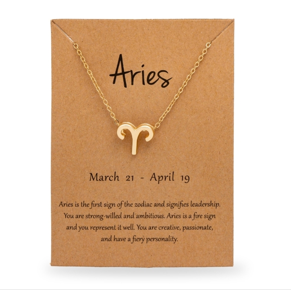 Jewelry | New Aries Zodiac Sign Necklace | Poshmark